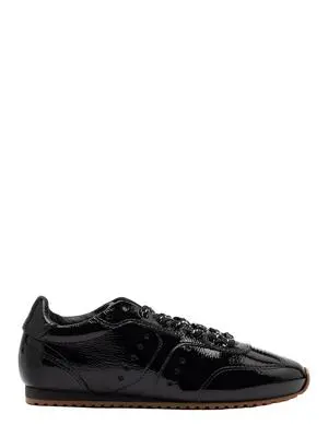 Larroude Stella Sneaker - Black