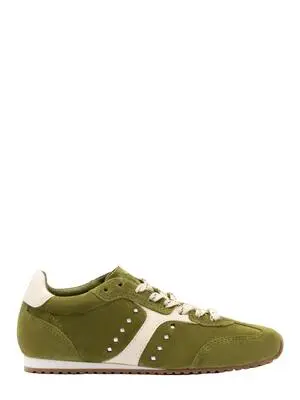 Larroude Stella Sneaker - Seaweed