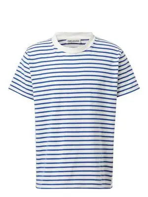 Our Legacy Bliss Striped Cotton T-shirt - Blue