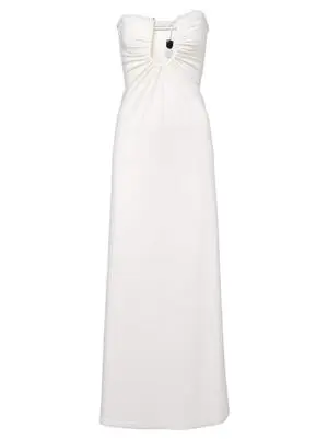 Christopher Esber Helix Gathered Maxi Dress - White