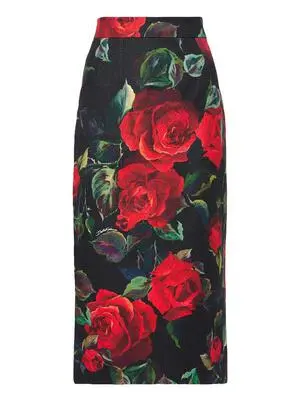 Dolce & Gabbana Floral Pencil Skirt - Multicoloured