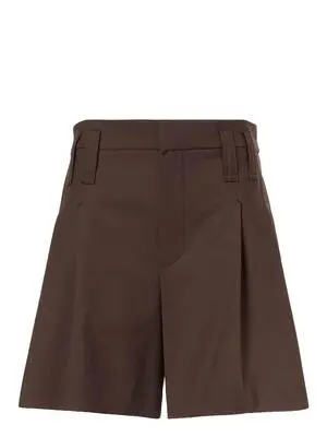 Brunello Cucinelli Monili Wool-blend Bermuda Shorts - Brown