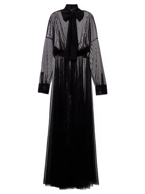 Norma Kamali Bow-detail Flared Gown - Black