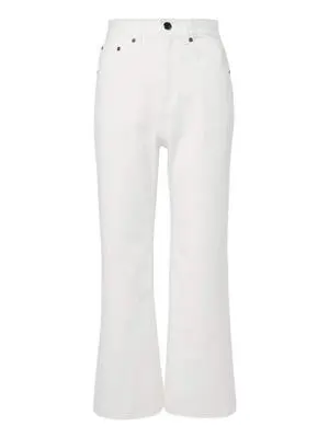 Victoria Beckham Straight Leg Jeans - White