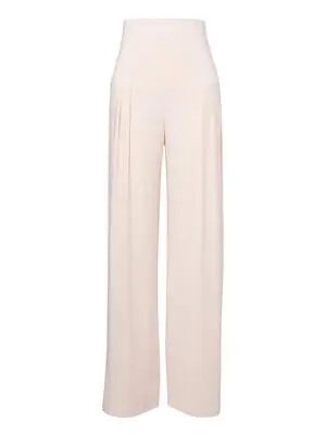 Norma Kamali High-rise Wide-leg Pants - Pink