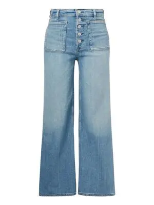 Citizens Of Humanity Lyra Patch Pocket Flared Jeans - Blue