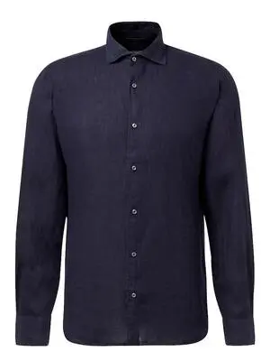 Thom Sweeney Linen Shirt - Blue