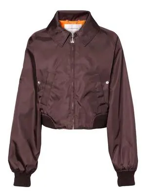 Victoria Beckham Harrington Bomber Jacket - Brown