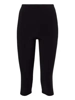 Norma Kamali Capri High-rise Leggings - Black