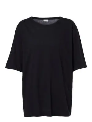 Dries Van Noten Oversized Cotton Jersey T-shirt - Black