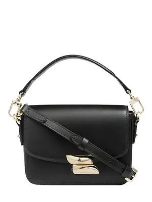 LK BENNETT Frankie Core Leather Cross-body Bag - Bla-black