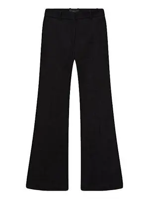JOSEPH Tafira Flared-leg Stretch-woven Trousers - Black