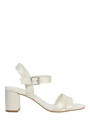 DUNE Marriagematerial Heeled Sandal - Ivory Satin