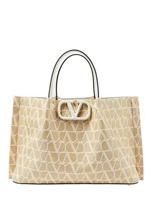 Valentino Garavani Vlogo Signature Toile Iconographe Tote Bag - Multicoloured