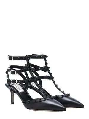 Valentino Garavani Valentino Garavani Rockstud Leather Pumps Black