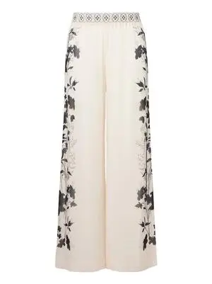 La DoubleJ Printed Wide Leg Palazzo Pants - Multicoloured