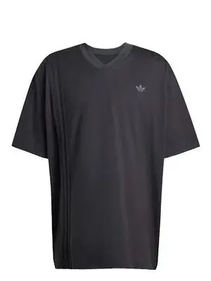 Adidas Front 3stripes Tee Shirt - Black