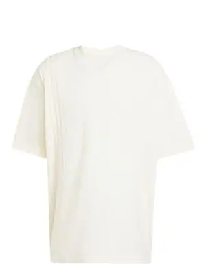 Adidas Front 3stripes Tee Shirt - Cream White