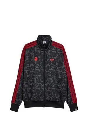 A BATHING APE X Adidas All Over Print Sstr Track Top - Black