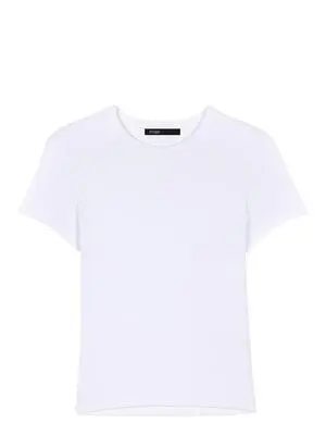 Maje Maje Tono Ribbed T-Shirt White