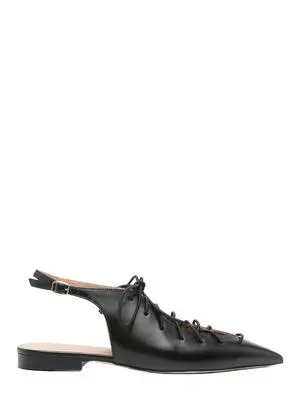 MALONE SOULIERS Alia Ballet Flats - Black