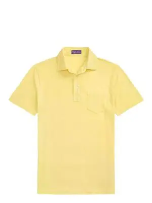 Ralph Lauren Purple Label Pocket-detail Polo Shirt - Yellow