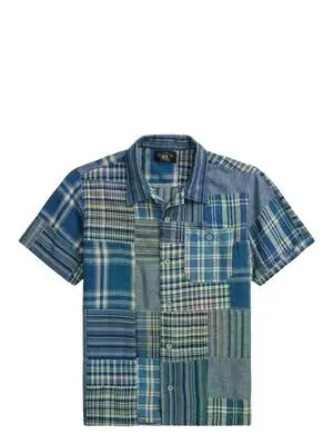 Ralph Lauren Patchwork Short-sleeve Shirt - Blue