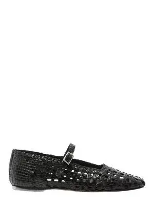 MIISTA Yeida Leather Ballerina Shoes - Black