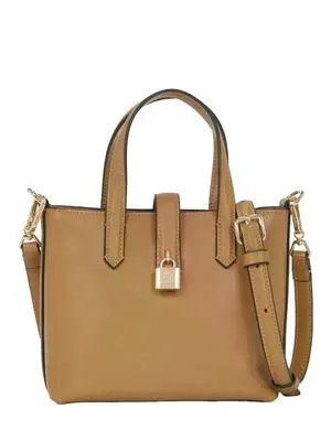 Karl Lagerfeld Mini Leather Tote - Brown