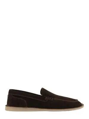 Dolce & Gabbana Suede Loafers - Brown