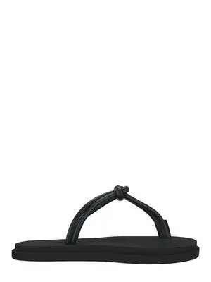 EMME PARSONS Knot Pool Slide - Black Nappa