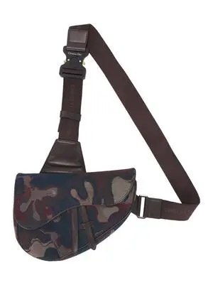 Dior Camouflage Saddle Bag - Green