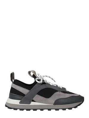FERRAGAMO SALVATORE FERRAGAMO Suede And Textile Sneakers Lead
