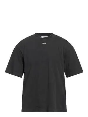 OFF-WHITE™ Off-white T-shirt Charcoal Size Cotton, Elastane - Grey