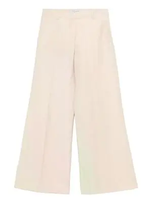Alberto Biani Wide-leg Trousers - Neutrals