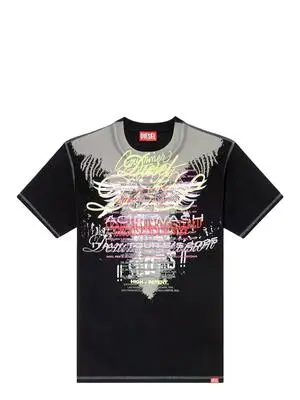 DIESEL Remaster Capsule T-normac-1 T-shirt - Black