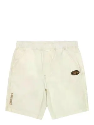 AAPE BY *A BATHING APE® Logo-patch Shorts - Neutrals