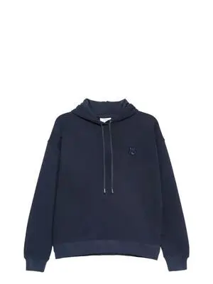 Maison Kitsuné Bold Fox Head Patch Hoodie - Blue