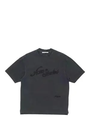 Acne Studios Embroidered T-shirt - Black