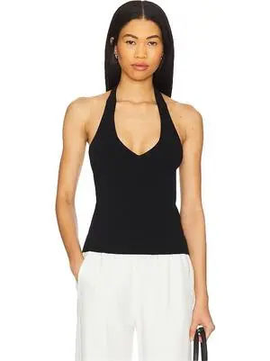 EAVES Alder Knit Halter - Black