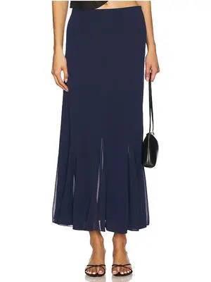 BELLA VENICE Vienna Slip Skirt - Navy