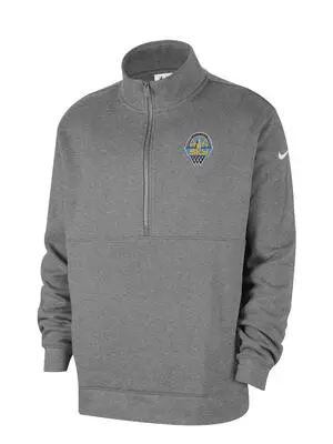 Nike Chicago Sky Club Wnba Half-zip Top - Grey