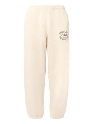 SPORTY & RICH Riding Club Printed Sweatpants - Cream
