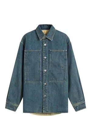JIL SANDER Relaxed Fit Denim Shirt - Blue