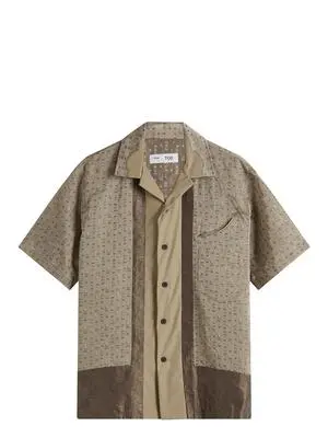 Toga High Twist Twill Shirt - Khaki
