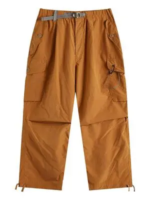 AND WANDER Oversized Cargo Trousers - Light Brown