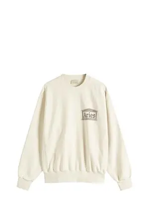 Aries Premium Aged Temple Sweatshirt - Off White