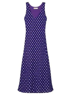 Tory Burch Jacquard Dress - Ballpoint Ink Nothing Ditsy