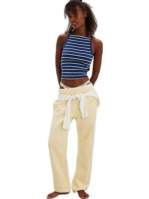 Nsf Rowan Straight Leg Sweatpants Lemonade