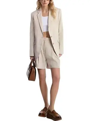Michael Kors Linen Blazer - Neutrals